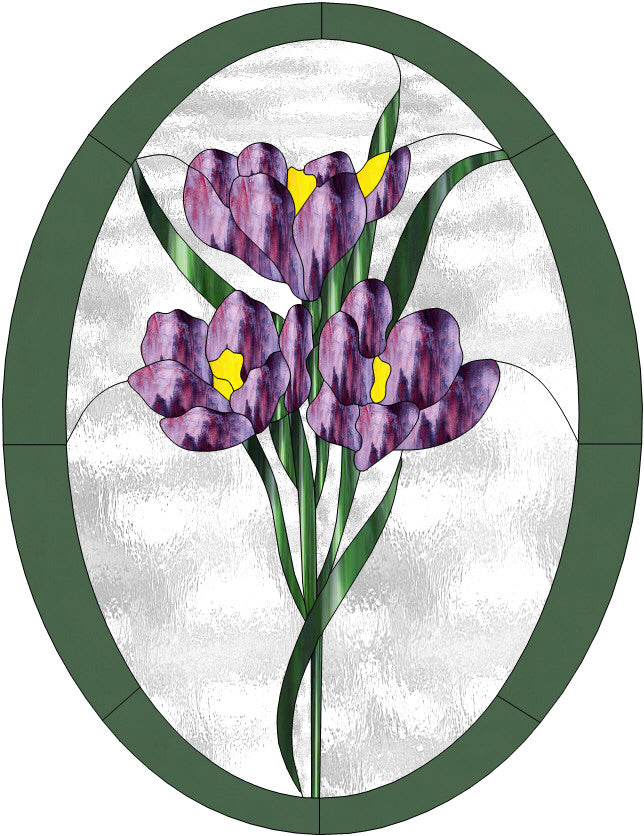 Spring Bouquet Stained Glass Pattern – Paned Expressions Stained Glass